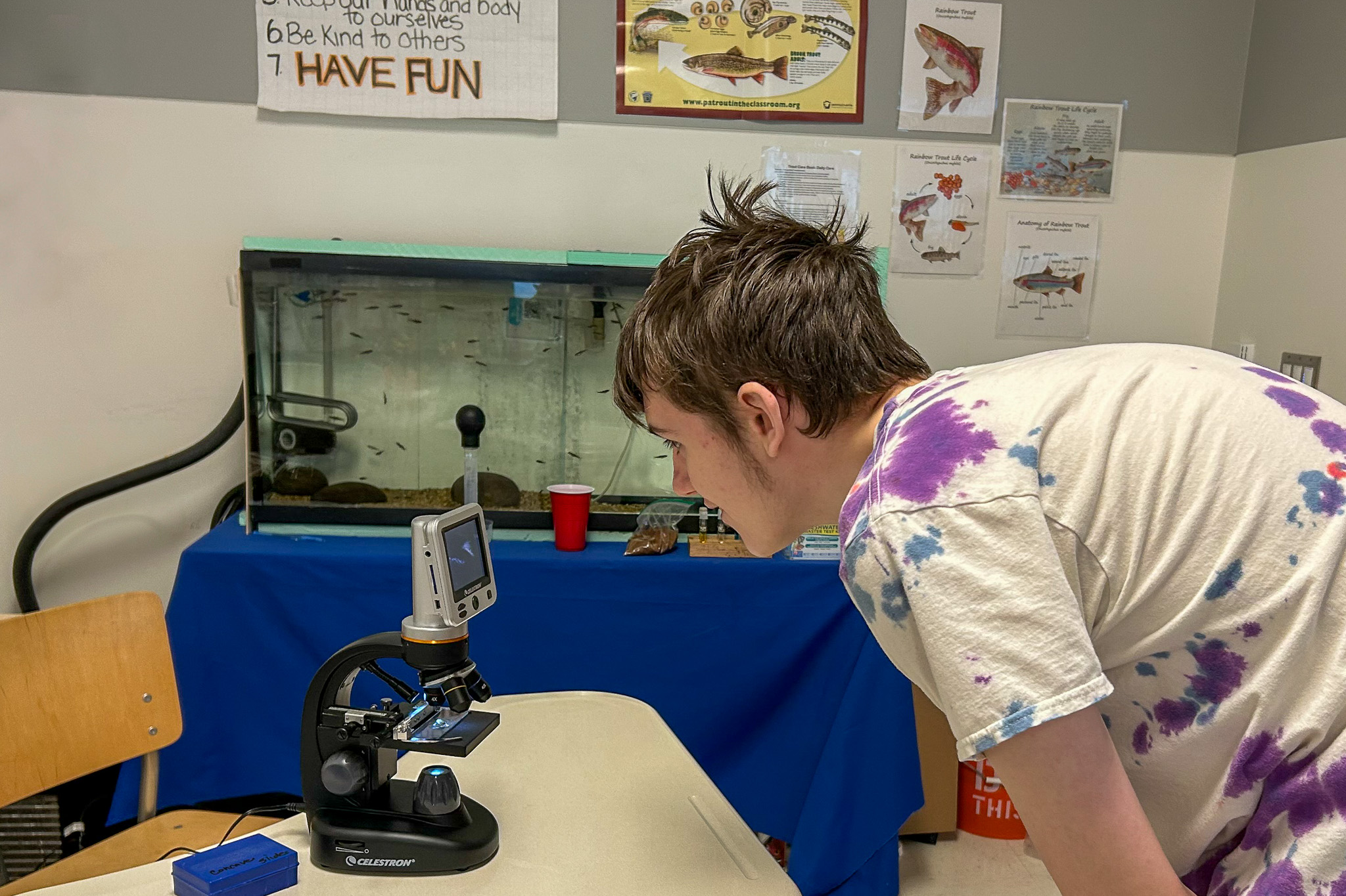 Vista Autism Services | CoVE Classroom Explores Science with Trout in ...